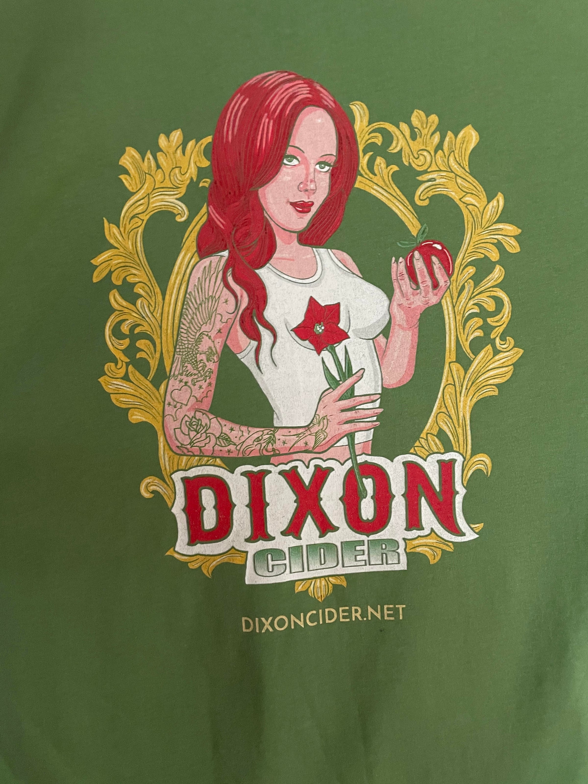 Dixon Cider Eve Logo Green Men's T-Shirt