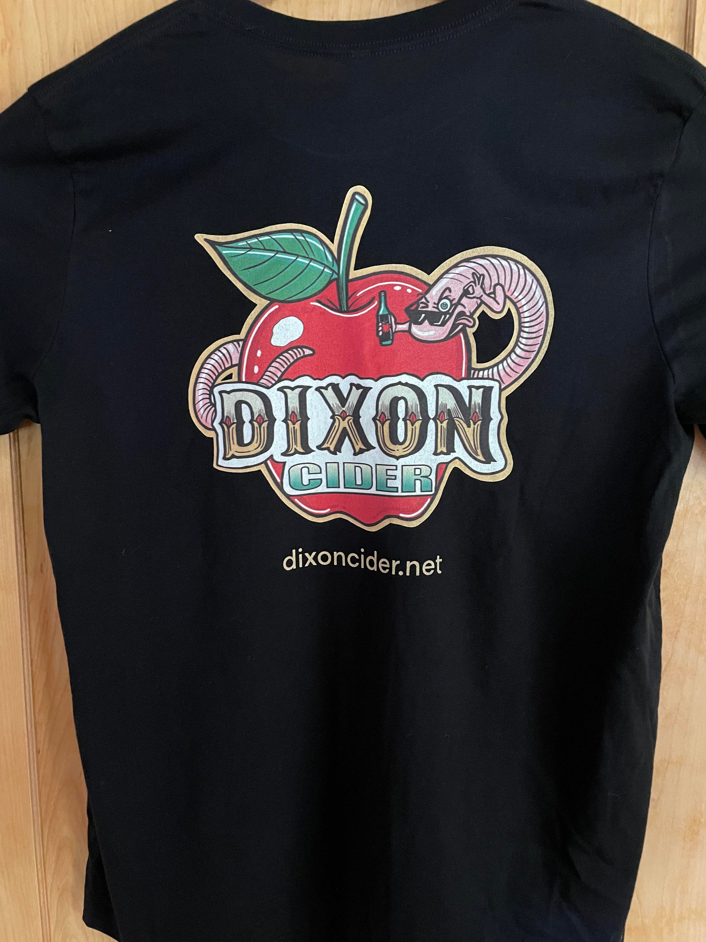 Dixon Cider Worm Logo Black Women's T-Shirt